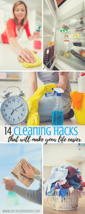 14 Home Cleaning Hacks That Will Make Your Life Easier | NYC Tech Mommy