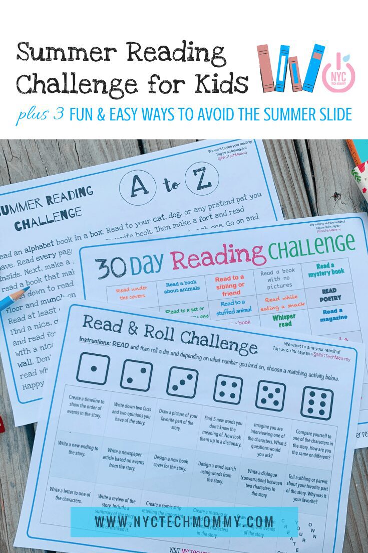 Summer Reading Challenge for Kids + 3 Fun and Easy Ways to Prevent the ...