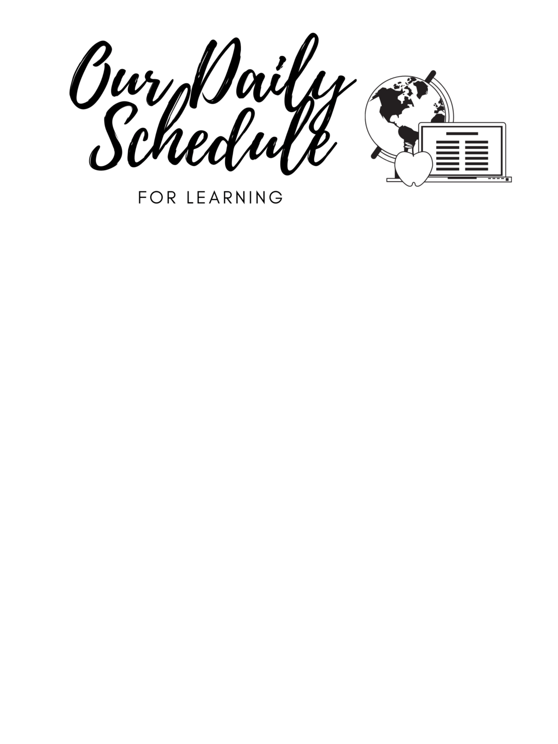 How to Get Organized & Set Up a Successful At-Home Learning Routine ...