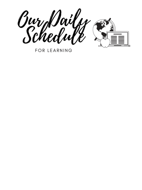 How to Get Organized & Set Up a Successful At-Home Learning Routine ...