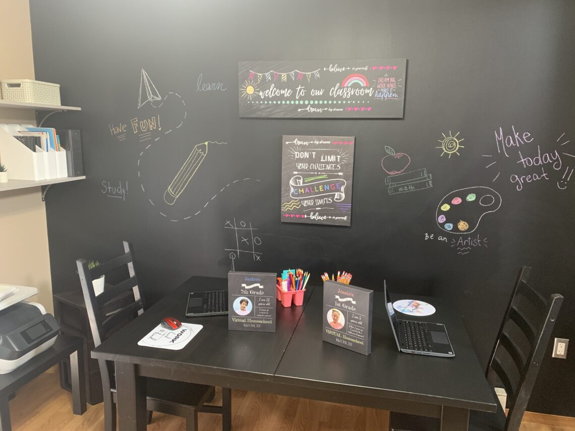 Homeschool Room Tour + How to Set Up a Learning Space at Home | NYC ...