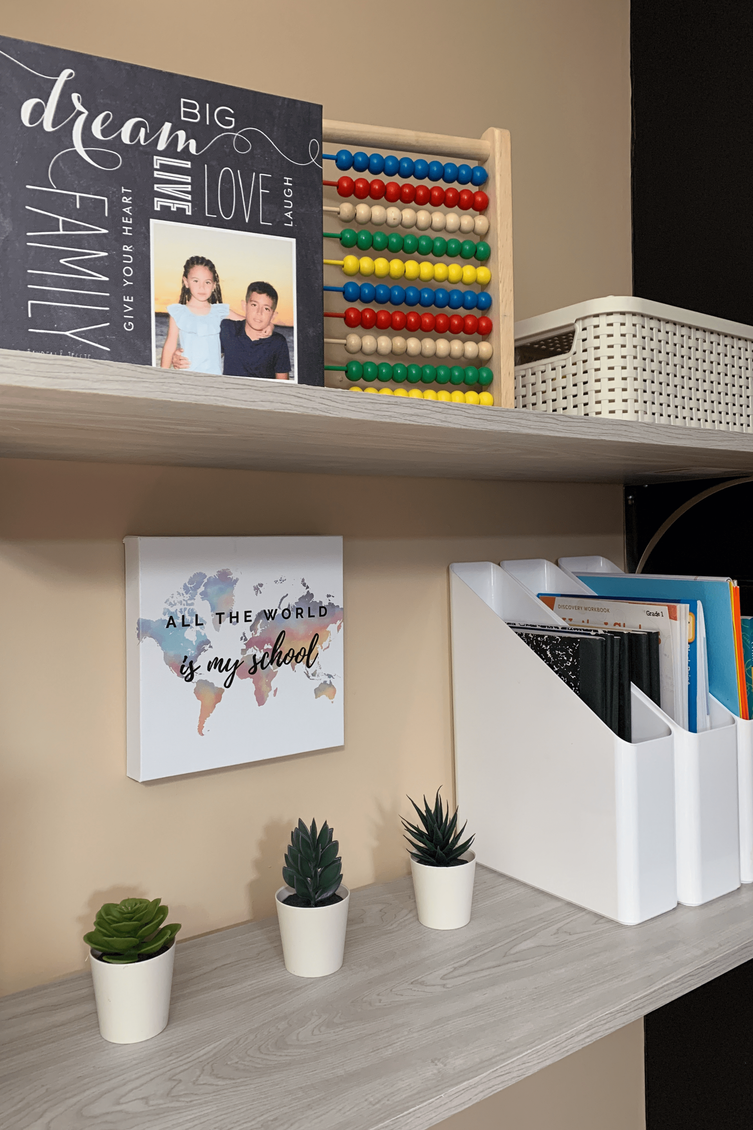 Homeschool Room Tour + How to Set Up a Learning Space at Home | NYC ...