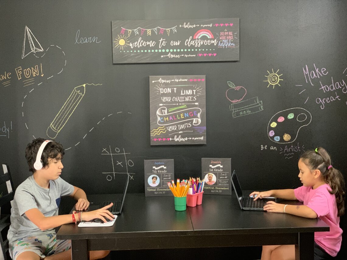 Homeschool Room Tour + How to Set Up a Learning Space at Home | NYC ...
